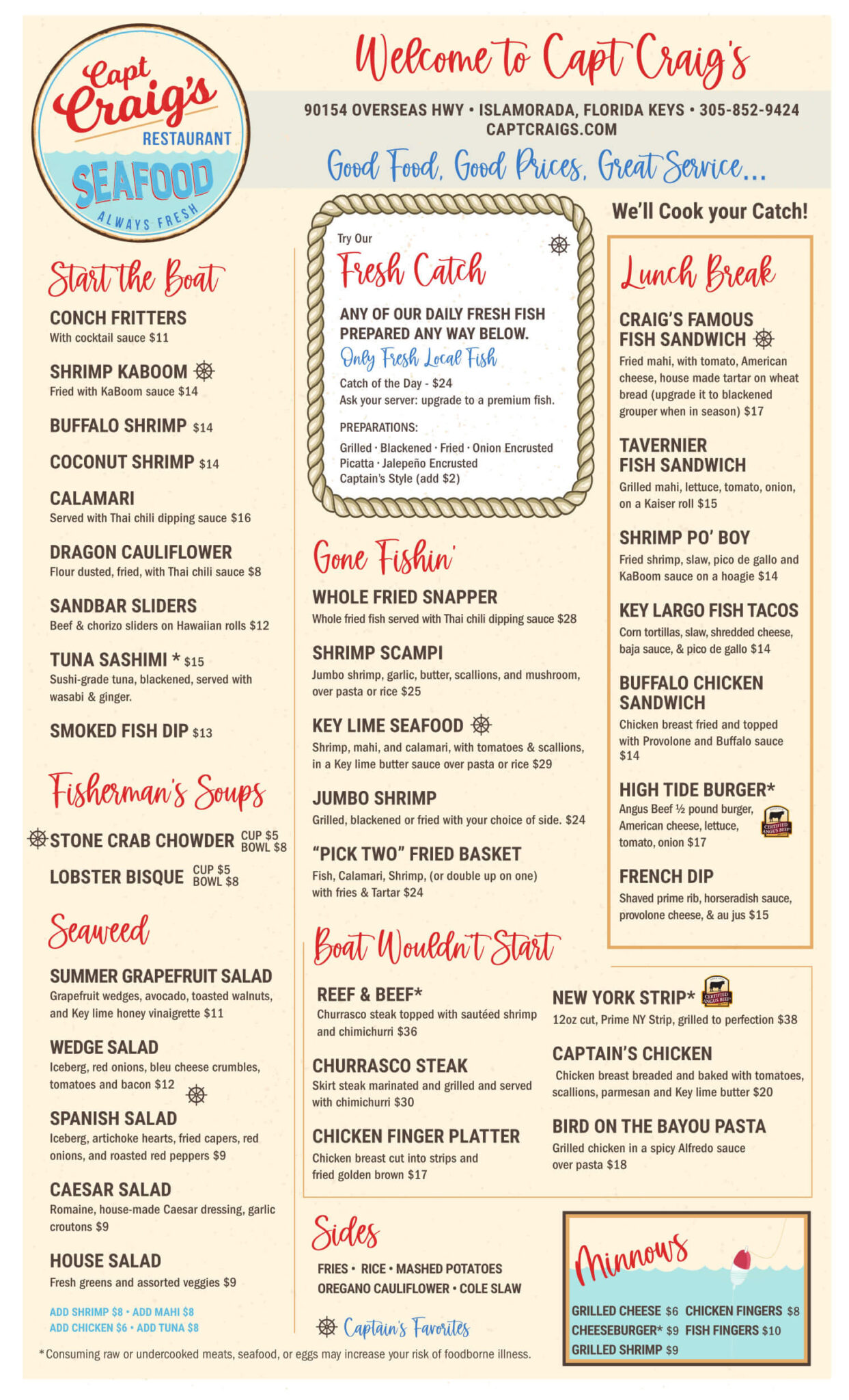 Captain's Craig's Restaurant